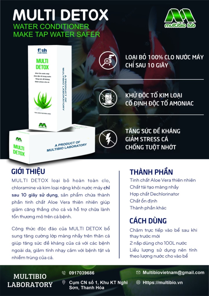 Dung dịch khử độc MULTI DETOX - Mutibio lab - Ylang Aquarium & Coffee ...